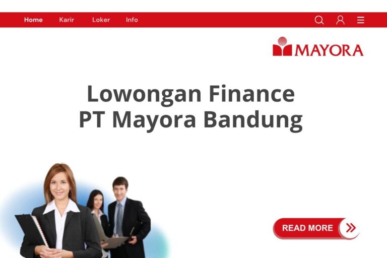Lowongan Finance PT Mayora Bandung Tahun 2026 [Terbaru]